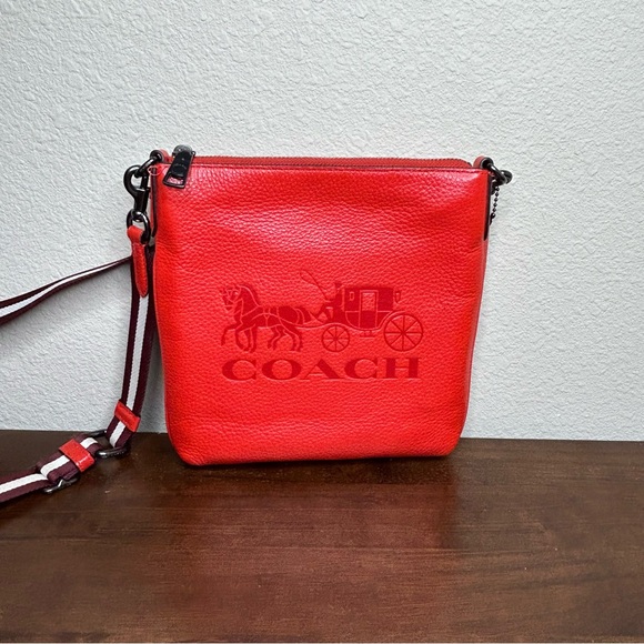 Coach | Bags | Coach Jes Slim Leather Crossbody Horse And Carriage In ...